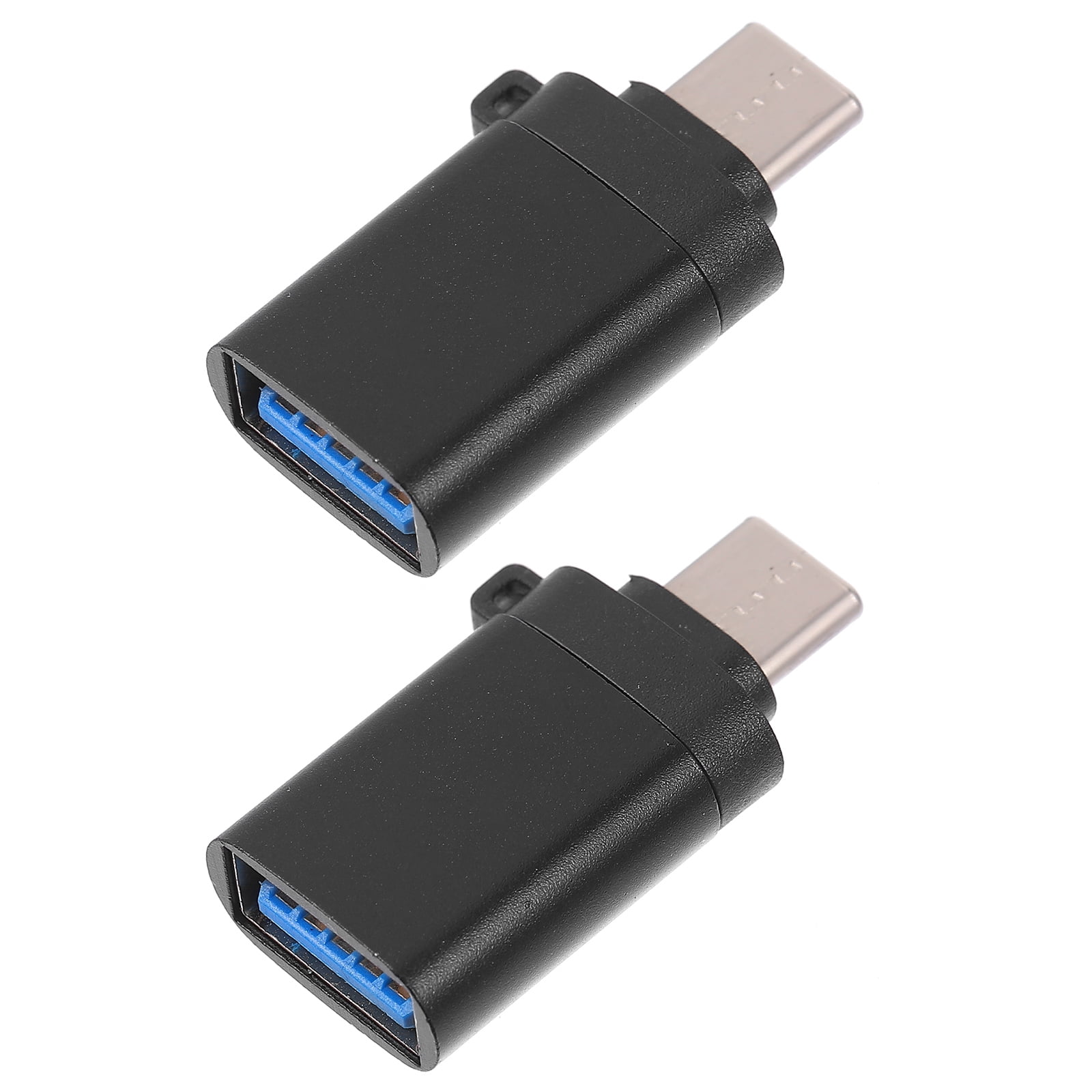 2 Pcs Otg Adapter Male To Female Tablet Plug Charging Cable Usb Type C Connector Computer