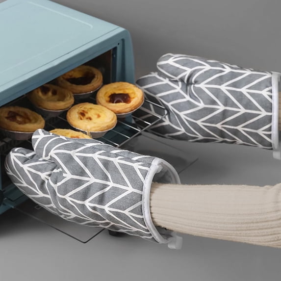 2 PCS Oven Mitts & Kitchen Pot Holders Sets, Cooking Utensils Gloves ...