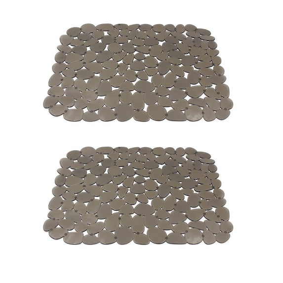 2 PCS PVC Sink Protections Net Set Cushioning Mats PVC Sink Pad for ...