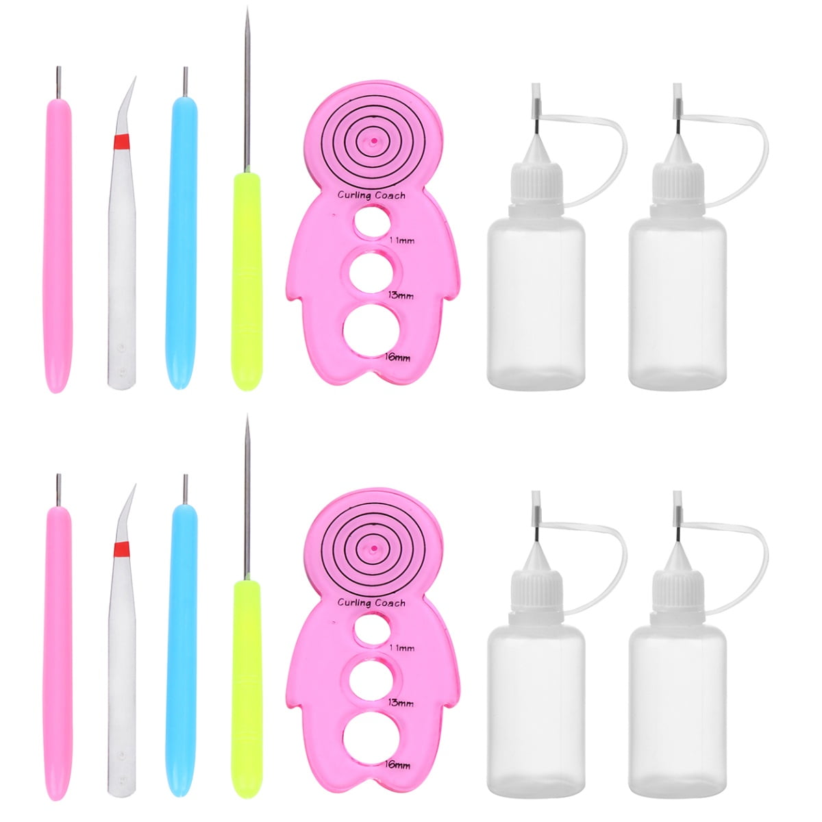 2 PCS Paper Quilling Tool Set Easy Use Tools Rolling Kit - Walmart.com