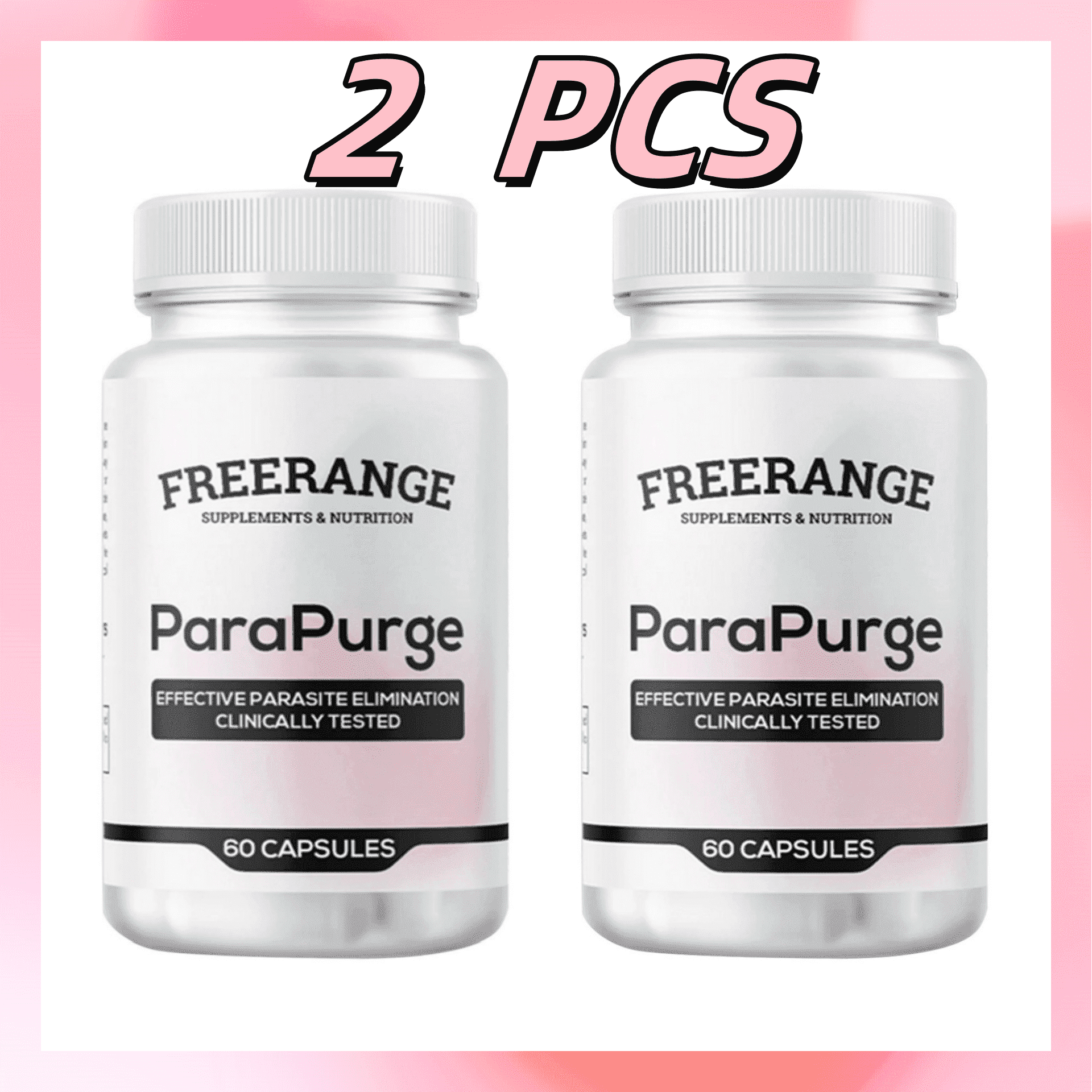 2 PCS Parapurge_Parasite_Cleanse ParaPurge_Gut_Cleanse - Free range ...
