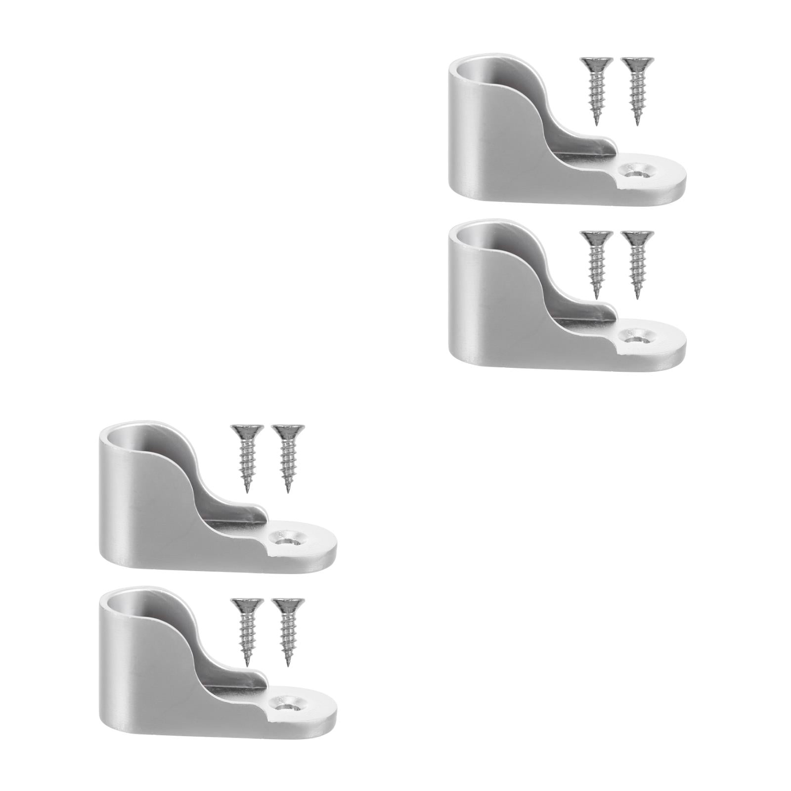 2 PCS Pass Rod Socket Closet Bracket Through Base Pole Sockets ...