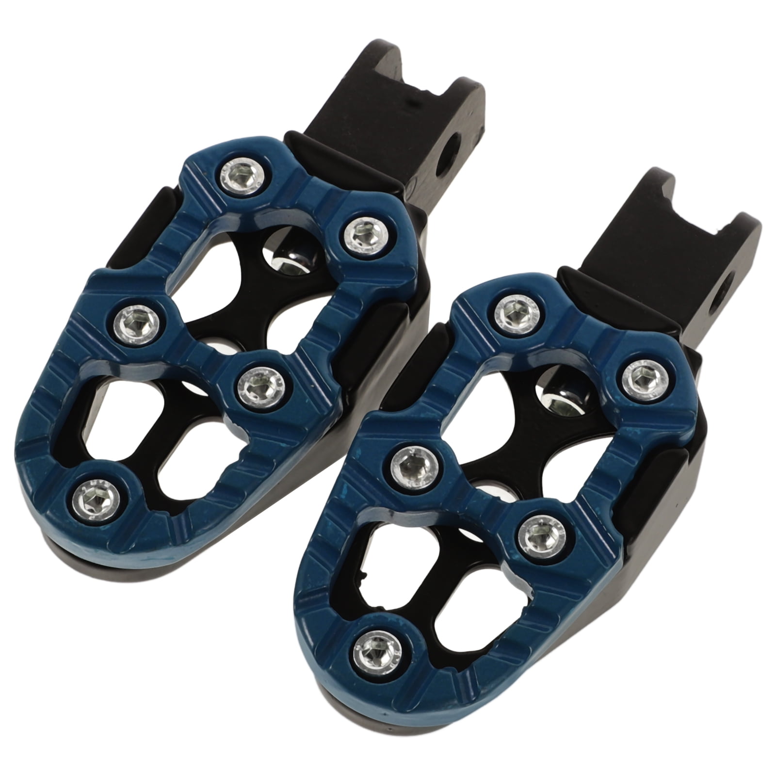 2 PCS Pedals Kickstand Foot Motorcycle Motocross Portable Pad for Grass Blue - Walmart.com