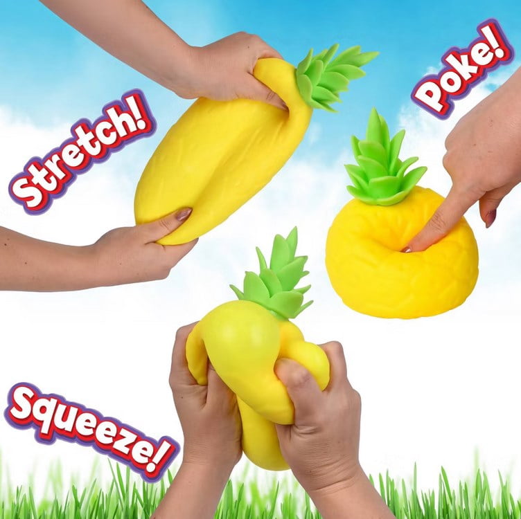 2 PCS Pineapple Shape Squeezy Fidget Toys,Squeezy Sensory Toys, Slow ...