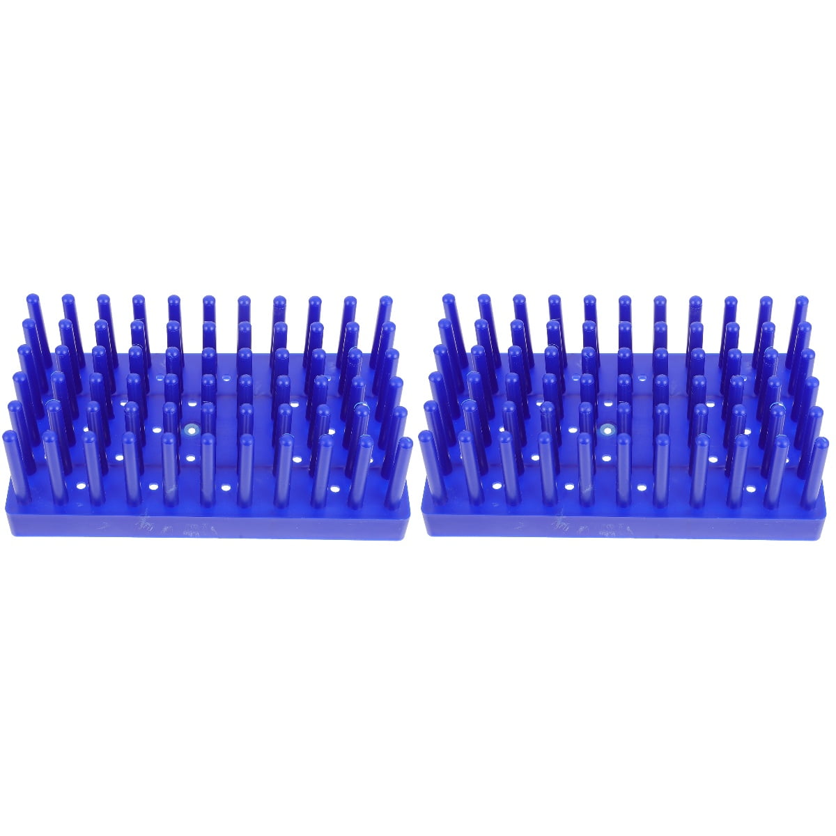 2 PCS Plastic Test Tubes Drying Rack PlasticTest Holder Drain Gradillas ...