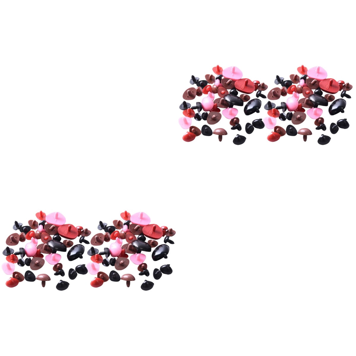 2 PCS Plush Wiggle Bear Nose Doll Repair Accessories 0.8*1cm - Walmart.com