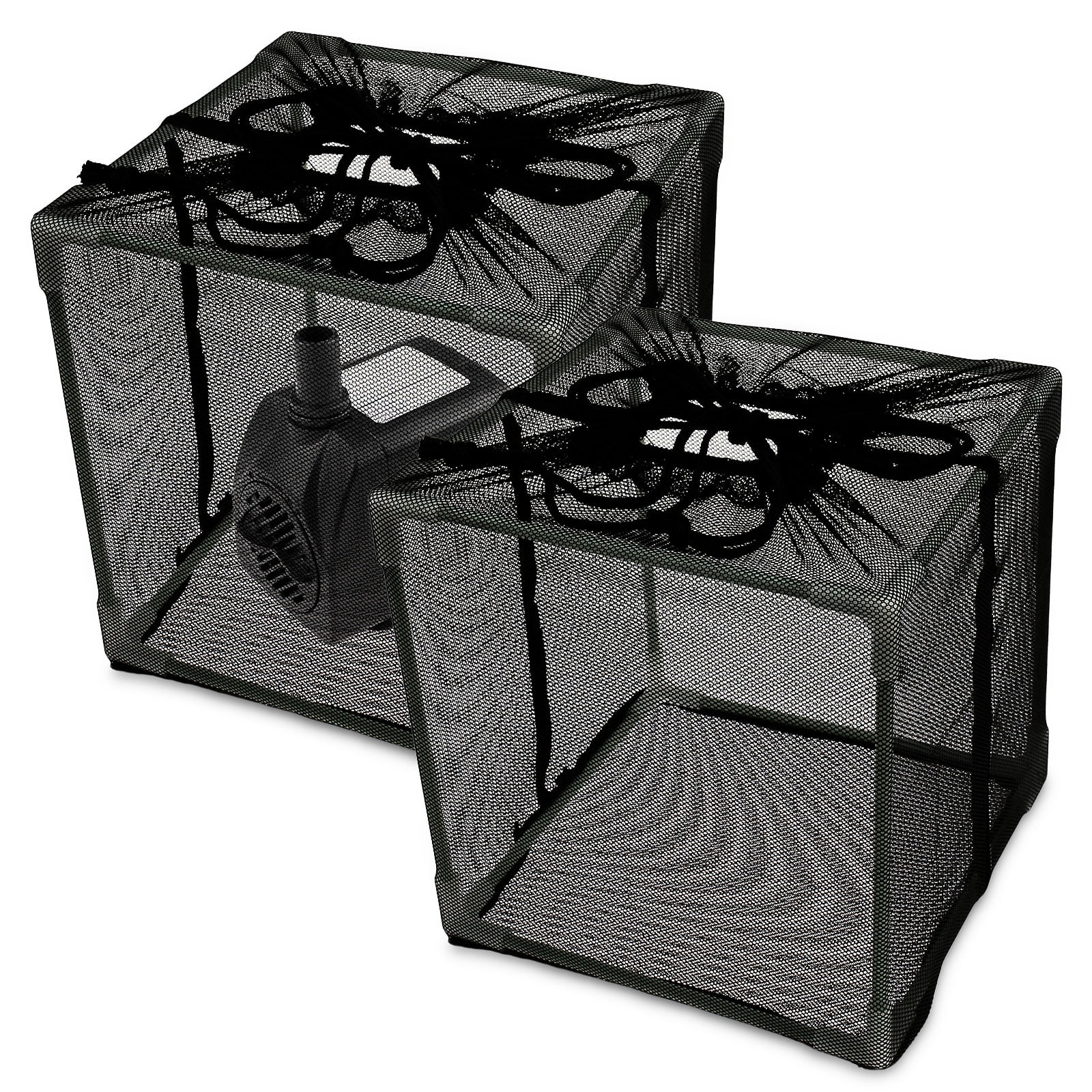 2 PCS Pond Pump Filter Bag,10 Inch Pond Filter Box with Drawstring,Anti ...