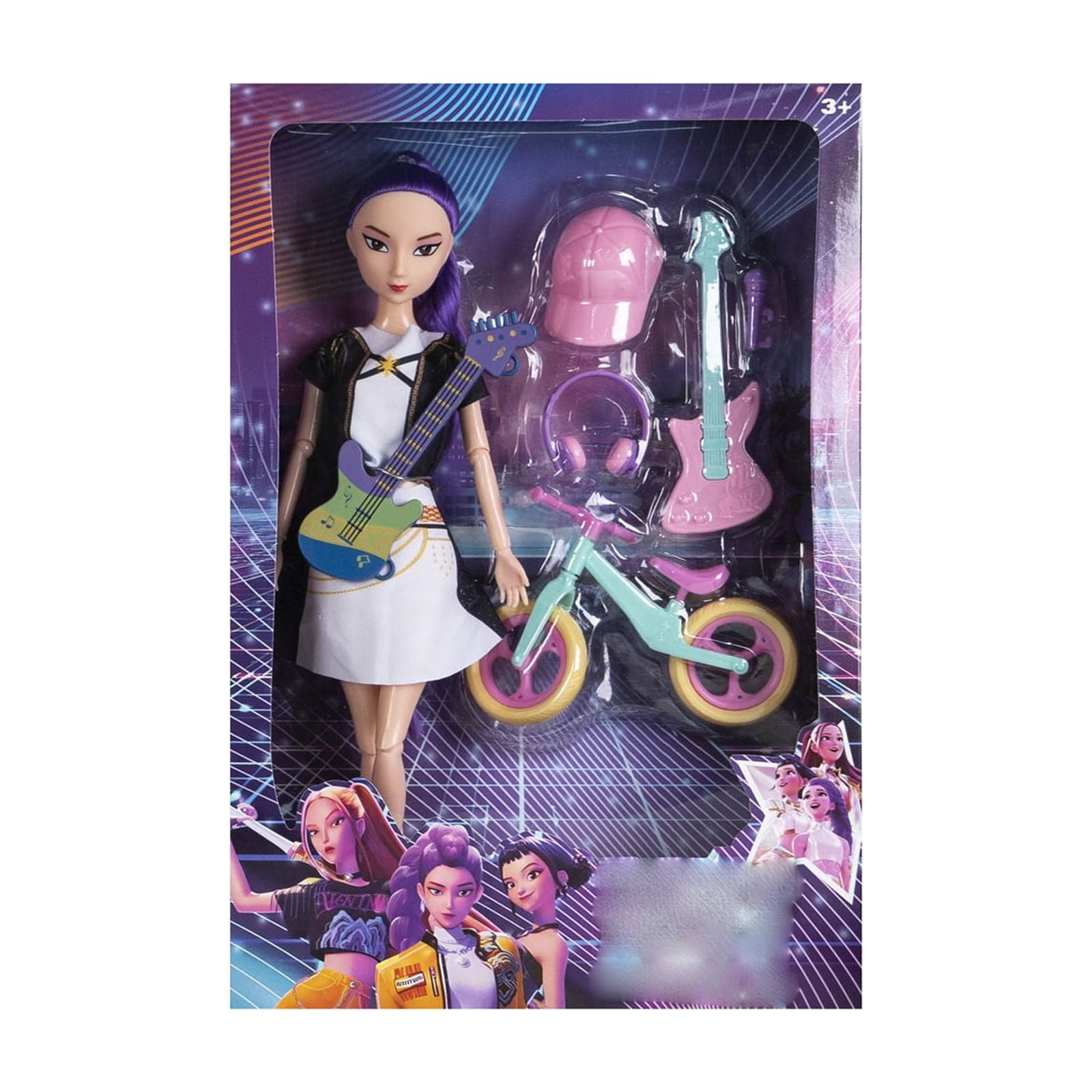 2 PCS Pop Singers Stars Action Figures Dolls, Pop Stars Anime Action ...