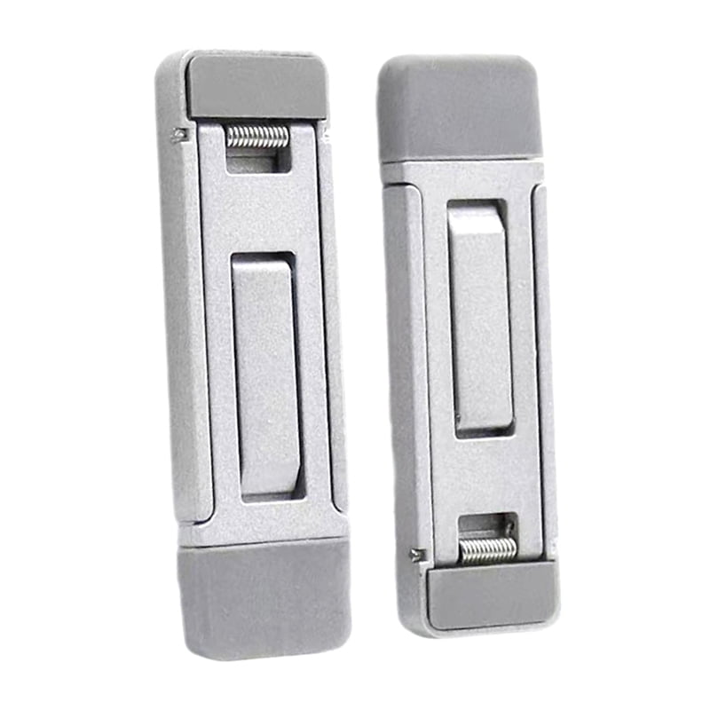 2 PCS Portable Laptop Stand Mini Zinc Alloy Laptop Feet Lifter Foldable ...