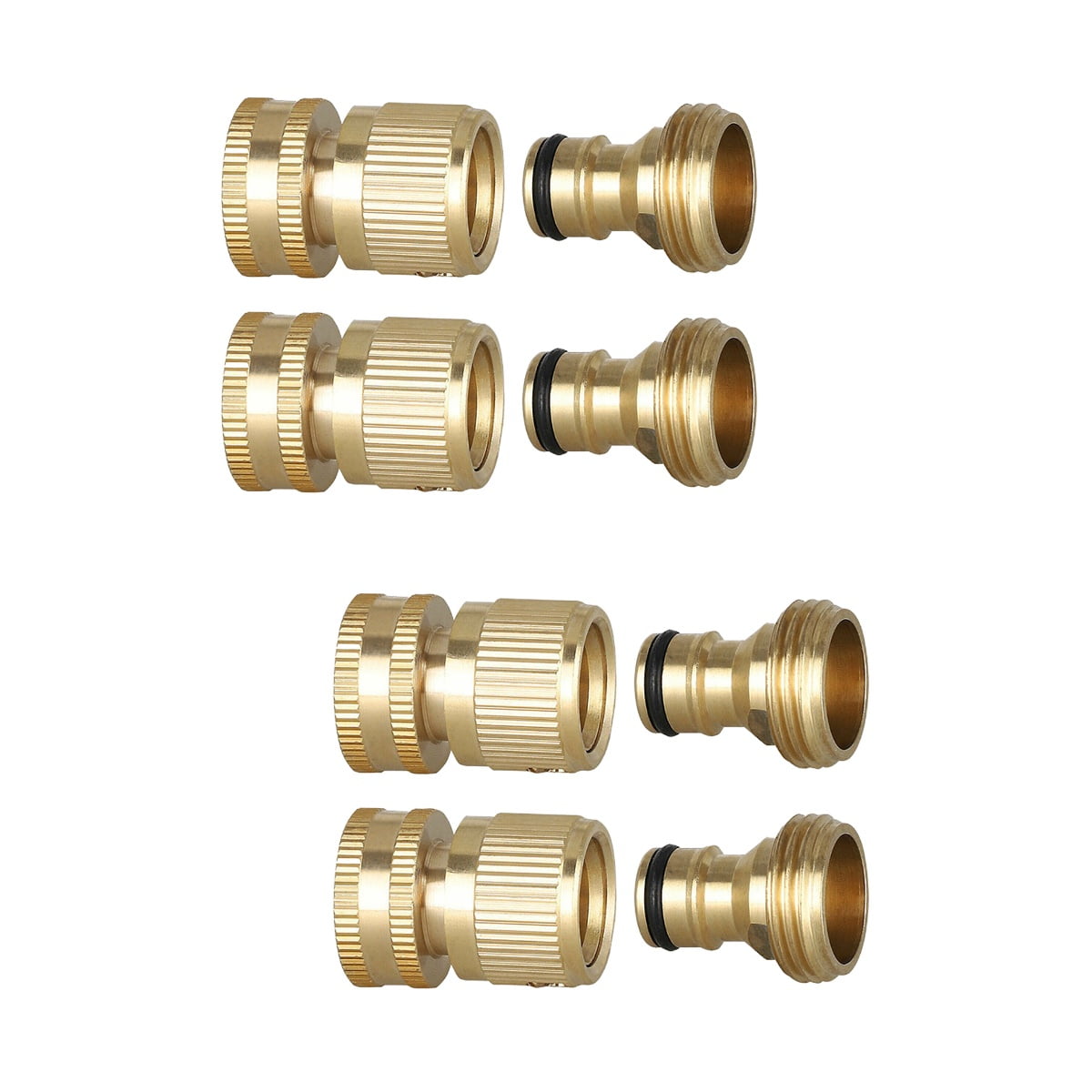 2 PCS Pot Garden Hose Connector Quick Disconnect Hose Fittings 6X2.8X2 ...