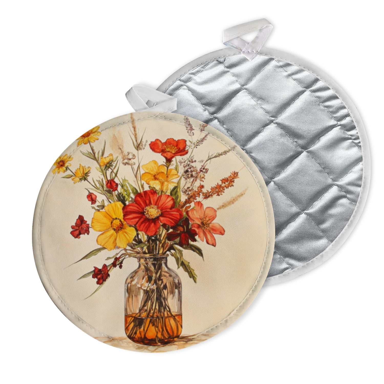 2 PCS Pot Holders for Kitchen,Potholders Sets with Hook for Oven ...