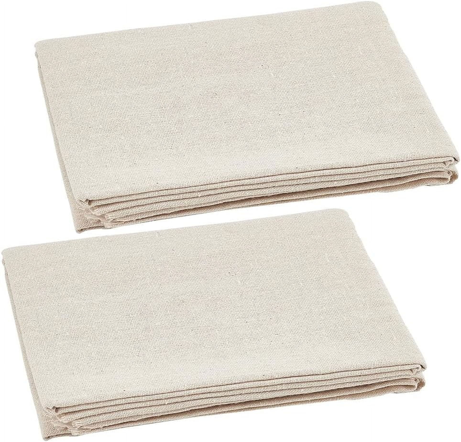 2 PCS Pottery Linen Cloth 63x39 inch (Ivory White) - Linen Fabric ...