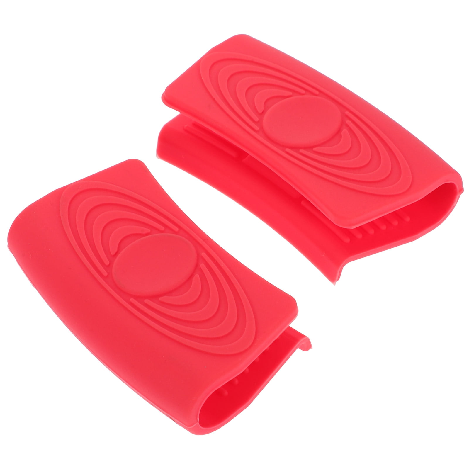 2 PCS Practical Pot Handle Covers Lid Holder Kitchen Utensil Saver Red ...