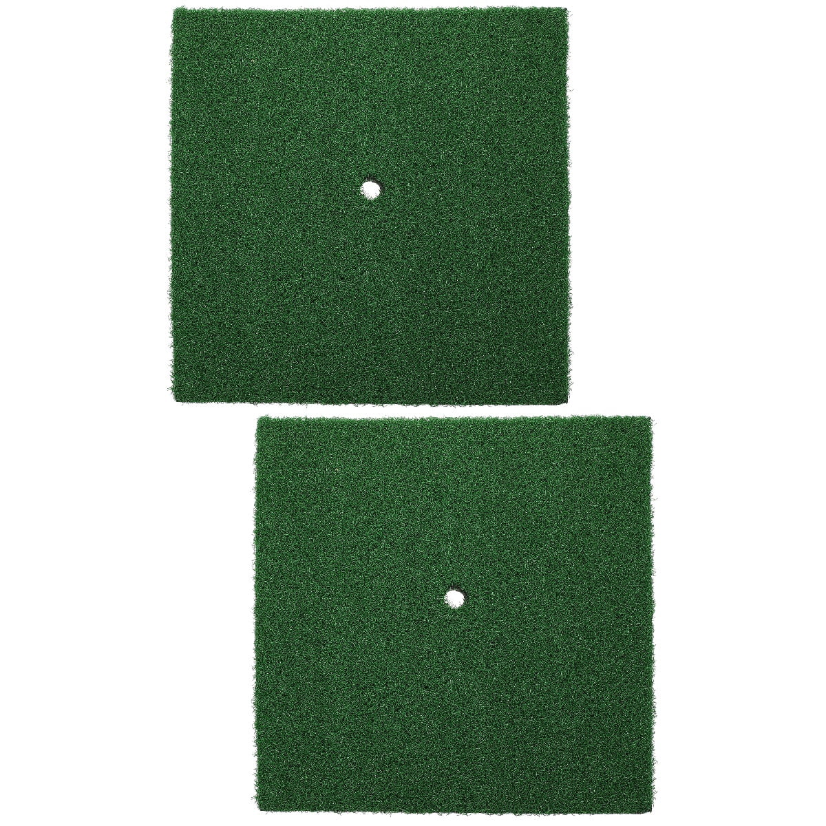 2 PCS Practice Mat Hitting Rug Golfing Aid Putter Artificial Grass Mini ...