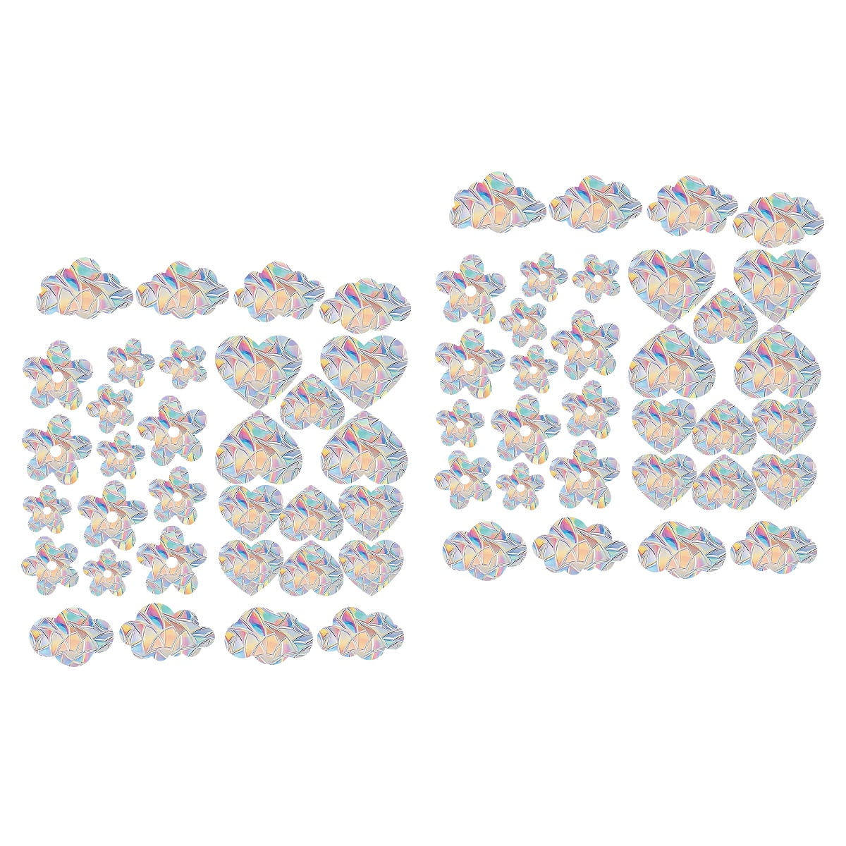 Set of 2 Decorative Window Sticker Alert Bird Decal Decals for Birds ...