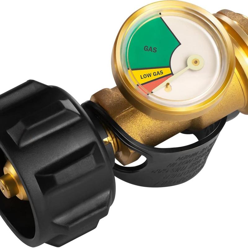 2 PCS Propane Tank Gauge with Leak Detector, Universal Level Indicator ...