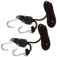 2 PCS Pulley Ratchets Kayak and Canoe Boat Bow and Stern Rope Lock Tie ...