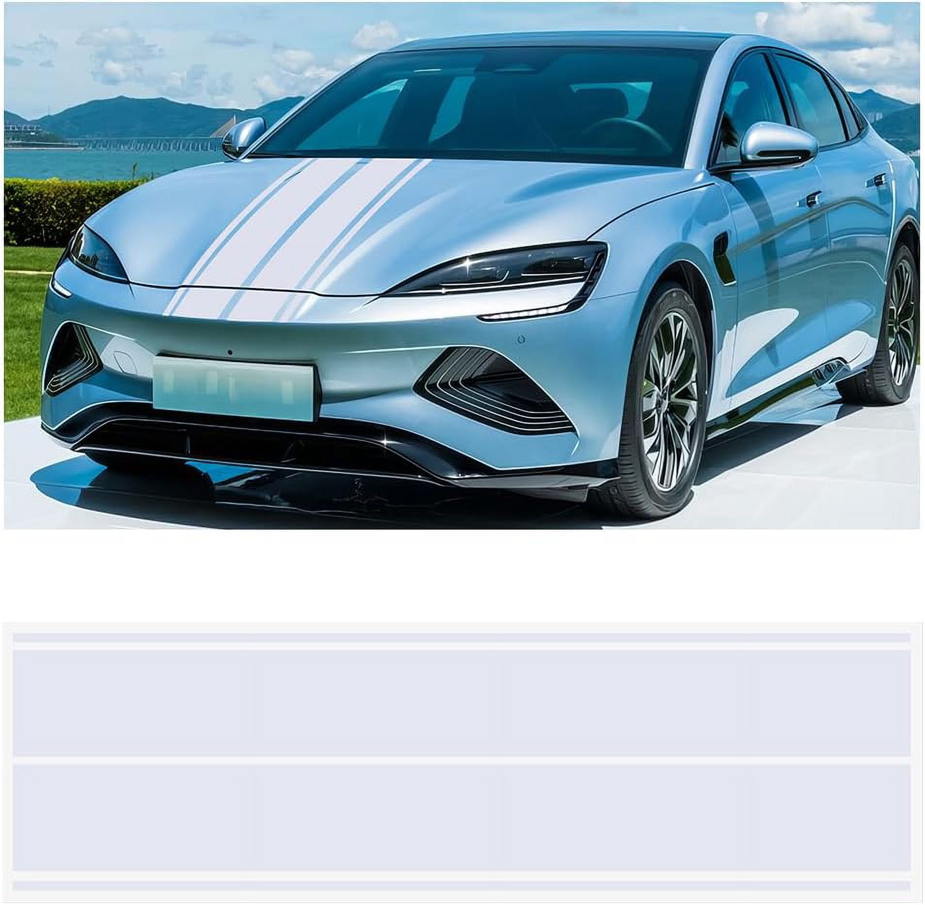 2 PCS Racing Stripes Car Body Modified Stripes Stickers Racing Sports ...