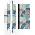 2 PCS Refrigerator Door Handle Covers, Blue Red Beige Palm Leaf ...