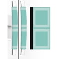 2 PCS Refrigerator Door Handle Covers, Bluish Green Abstract Art ...