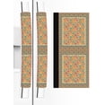2 PCS Refrigerator Door Handle Covers, Ethnic Flowers Adjustable ...