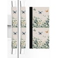 2 PCS Refrigerator Door Handle Covers, Eucalyptus Leaf Butterfly ...
