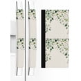 2 PCS Refrigerator Door Handle Covers, Green Eucalyptus Leaf Adjustable ...