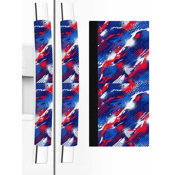 2 PCS Refrigerator Door Handle Covers, Independence Day Adjustable ...