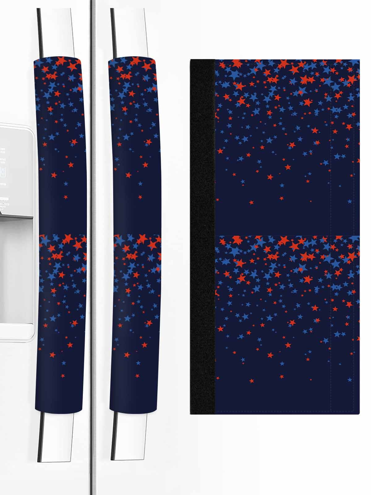 2 PCS Refrigerator Door Handle Covers, Independence Day Adjustable ...
