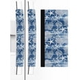 2 PCS Refrigerator Door Handle Covers, Navy Blue Coastal Adjustable ...