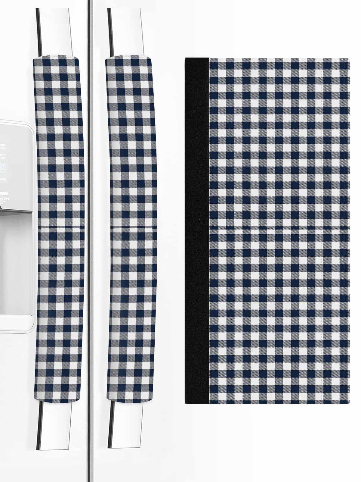 2 PCS Refrigerator Door Handle Covers, Pastoral Style Adjustable ...
