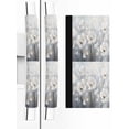2 PCS Refrigerator Door Handle Covers, Retro White Camellia Adjustable ...