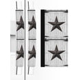2 PCS Refrigerator Door Handle Covers, Rustic Barn Door Adjustable ...