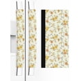 2 PCS Refrigerator Door Handle Covers, Yellow Flowers Adjustable ...