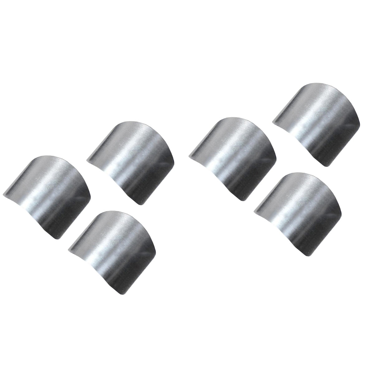 2 PCS Ring Finger Guard for Mincing 6.30X4.80X2.00CM Silver - Walmart.com