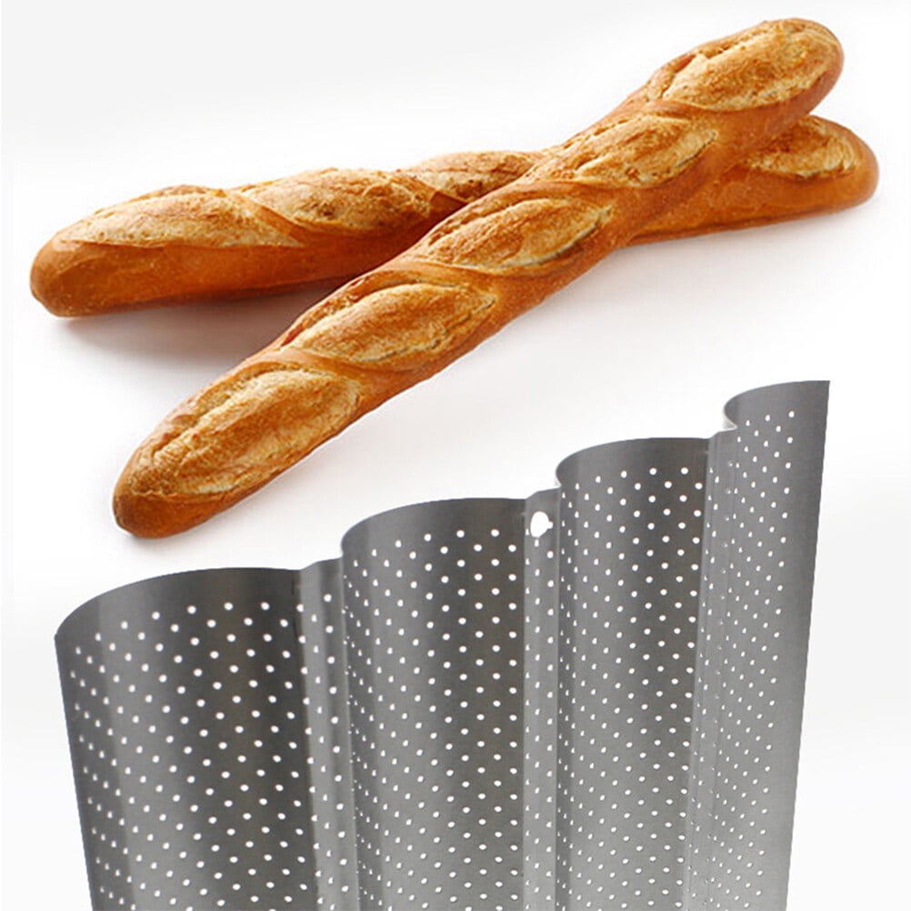 2 PCS Roasting Pan Loaf Bread Flat Skillet Baking Tray Nonstick Bread ...