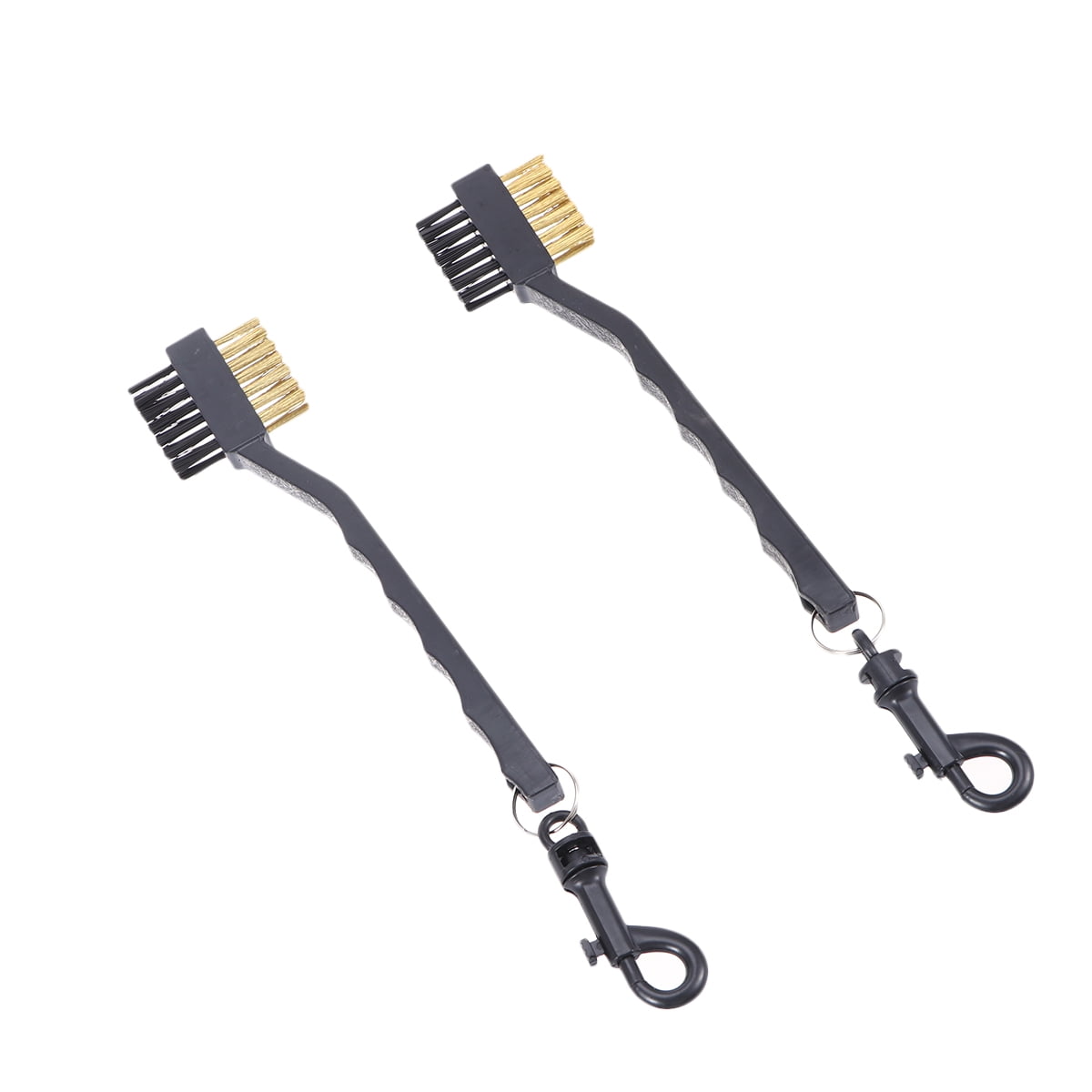 2 PCS Scrub for Cleaning Portable Golf Club Cleaner Dual-sided Brush ...