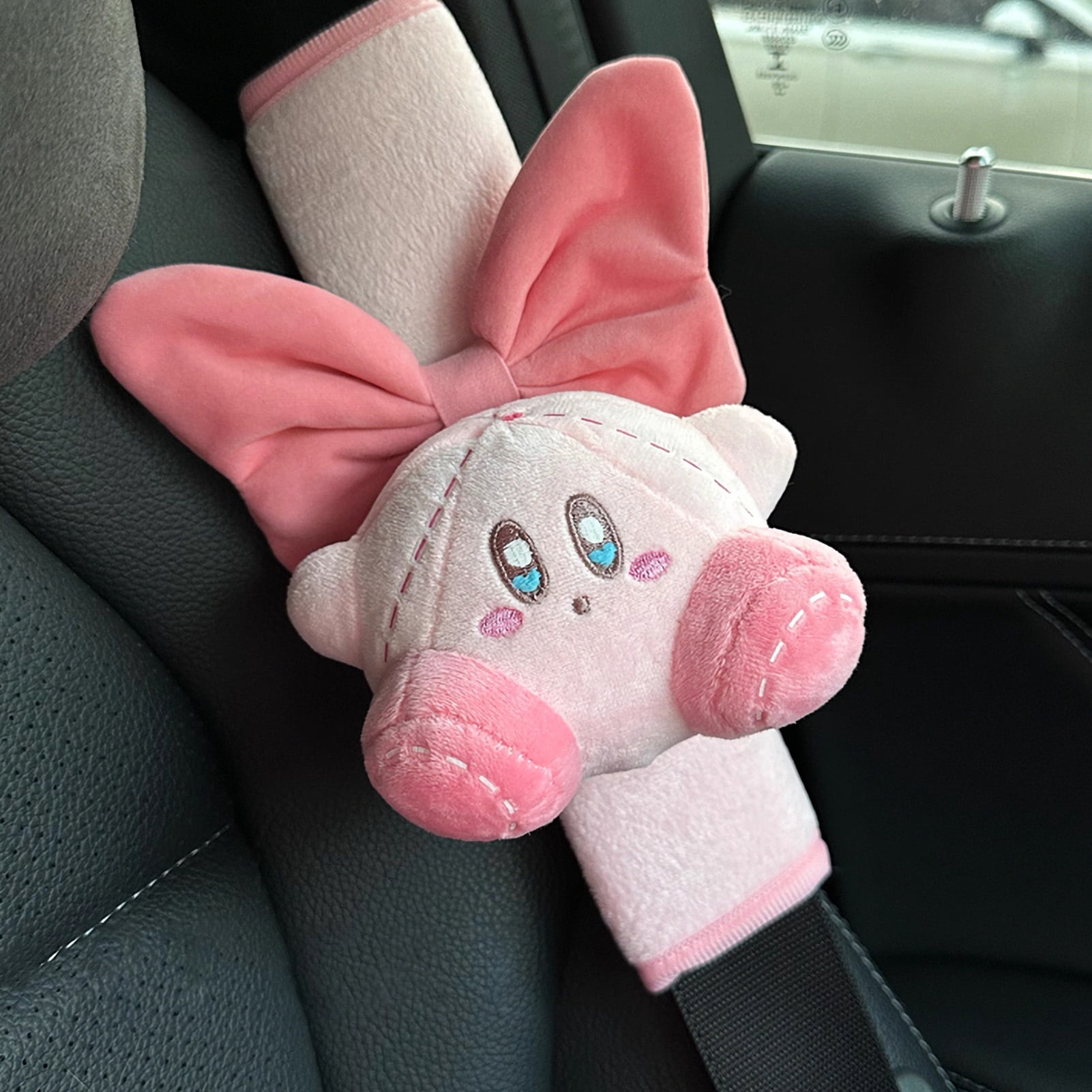 2 PCS Seat Belt Cover Pad, Cute Kawaii Cartoon Kids & Women's Seat Belt ...