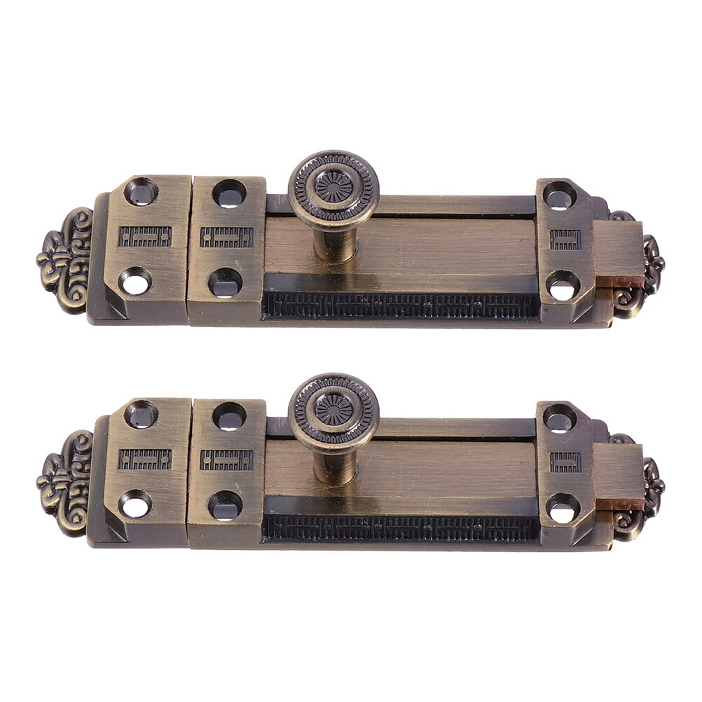 2 PCS Security Latch Locks Vintage Slide Door Bolt Gerbil Terrarium ...