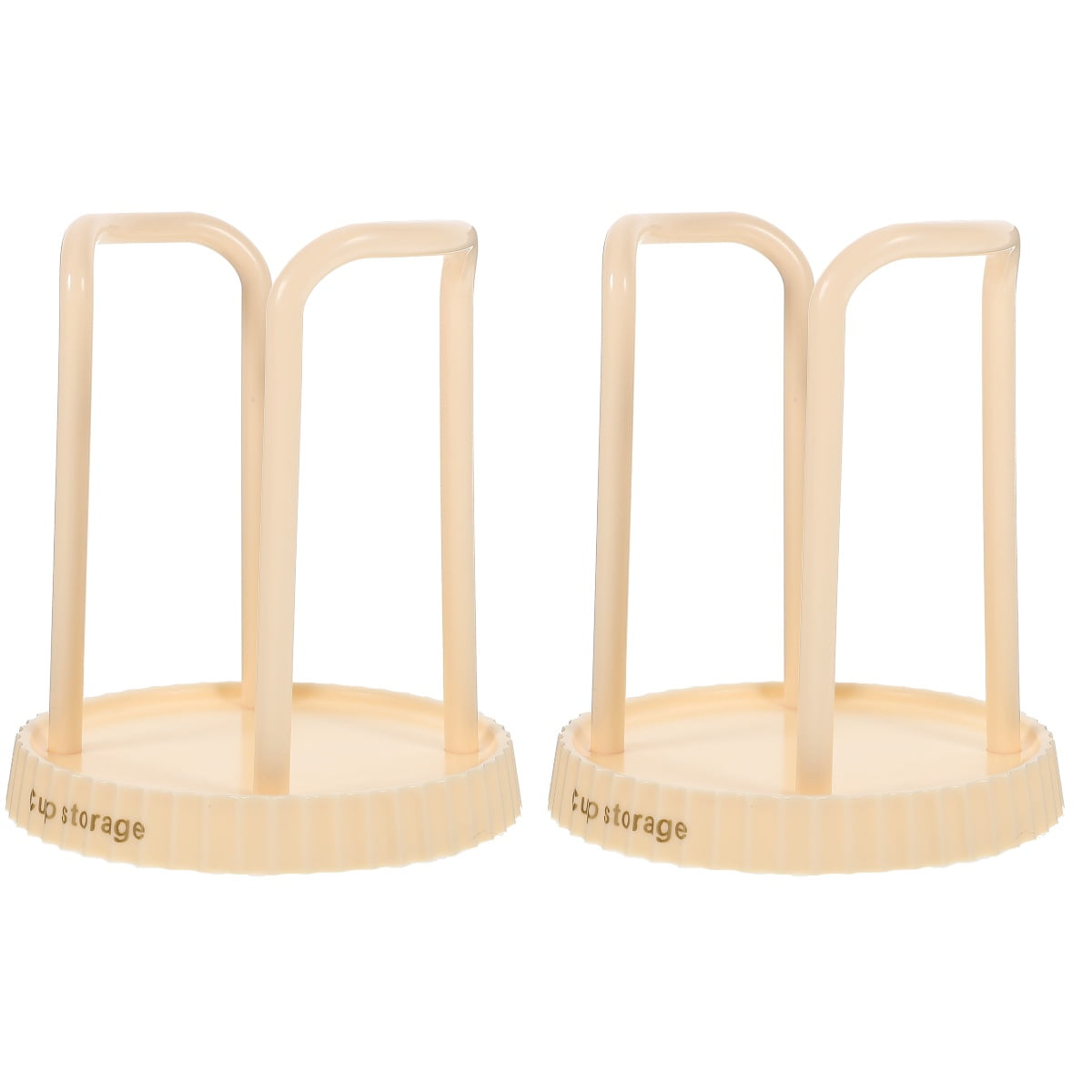 2-Pack White Paper Cup Rack and Table Holder Coffee Dispenser for ...