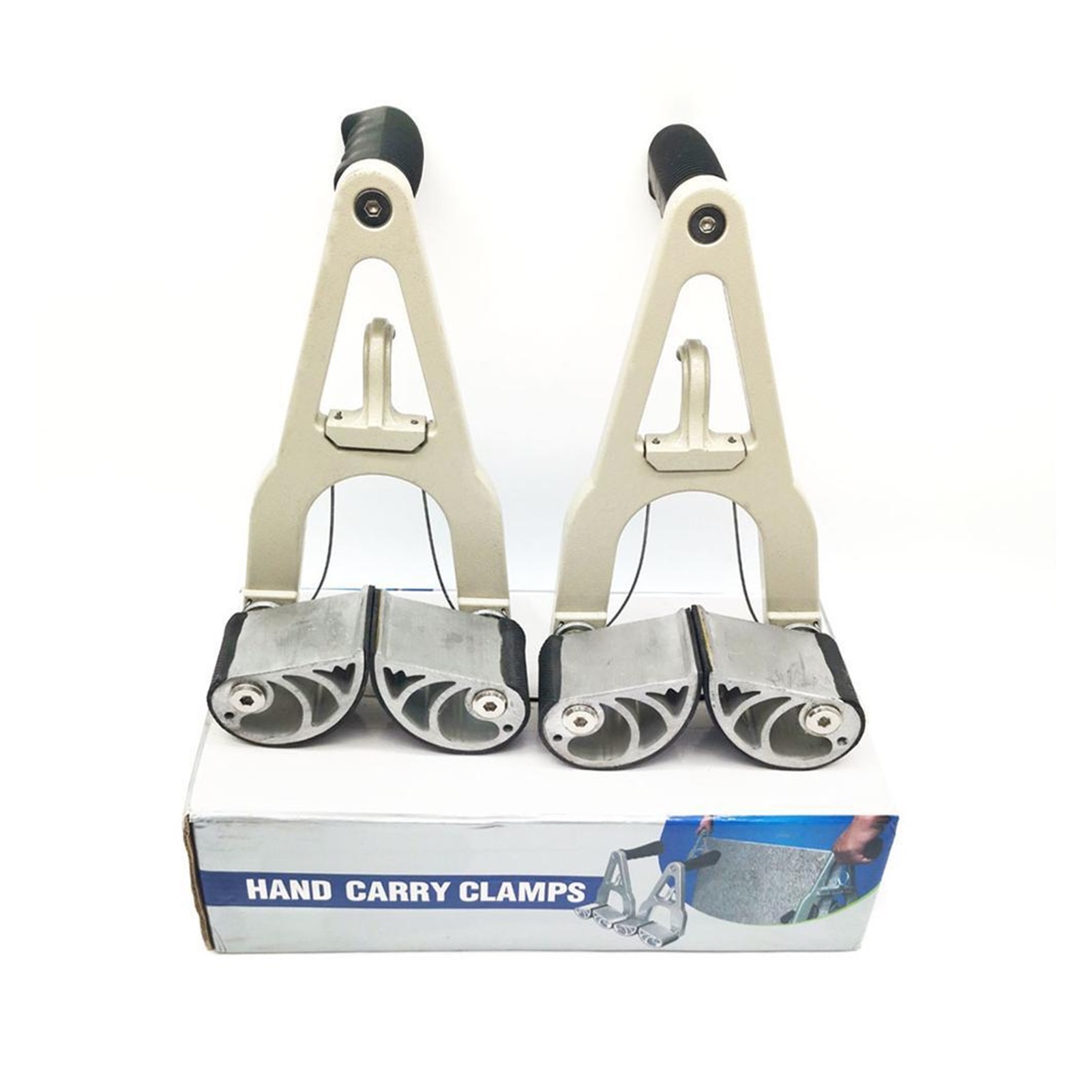 2 PCS Single Handed Carry Clamps (Pair) | Stone Carry Clamp Tool Double ...