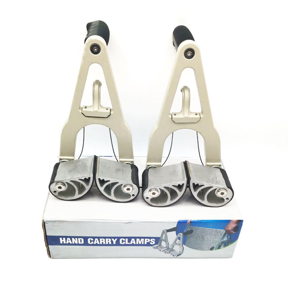 2 PCS Single Handed Carry Clamps Stone Carry Clamp Tool Double Grip ...