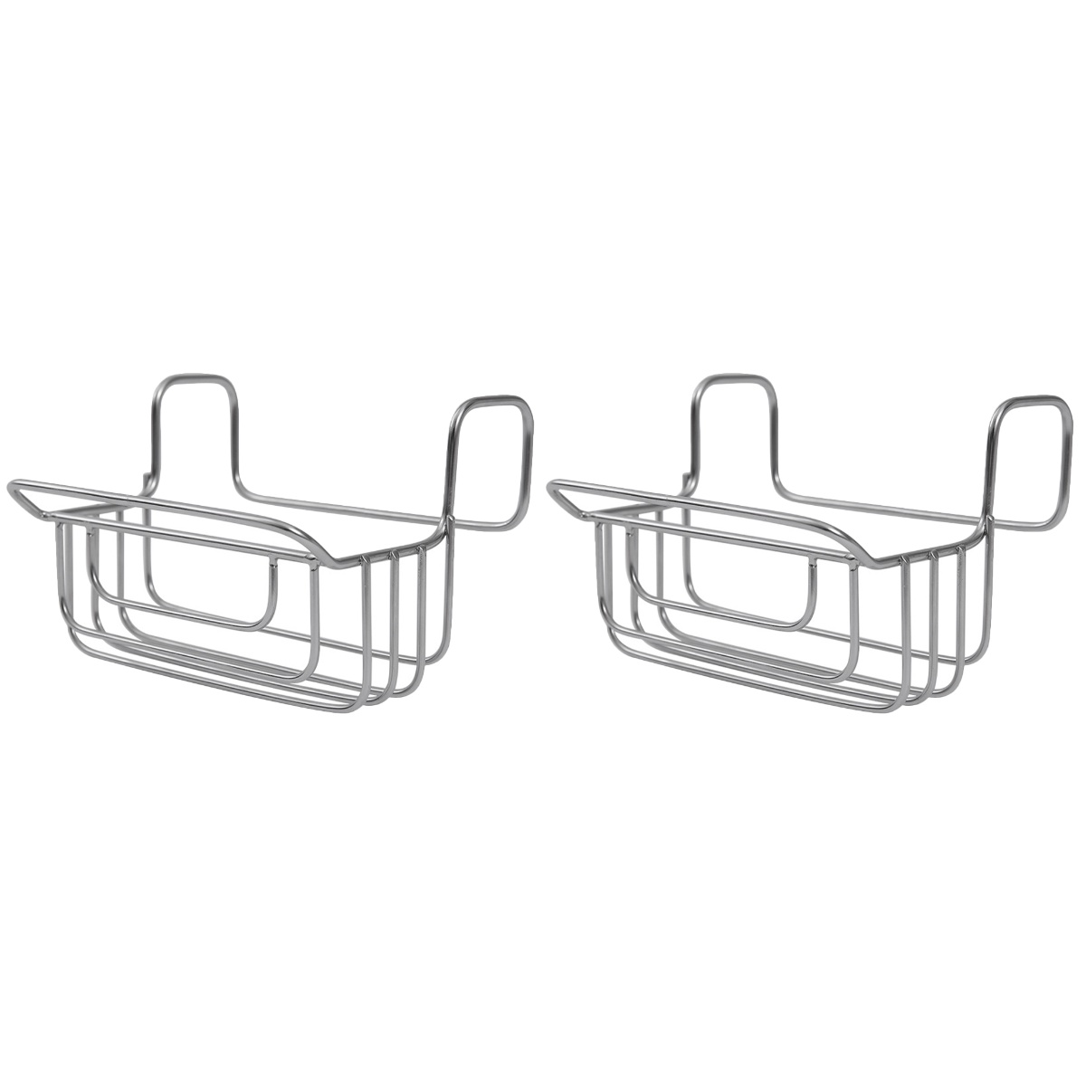 2 PCS Sink Drainer Hanging Basket Draining Holder Water Trough Rack ...