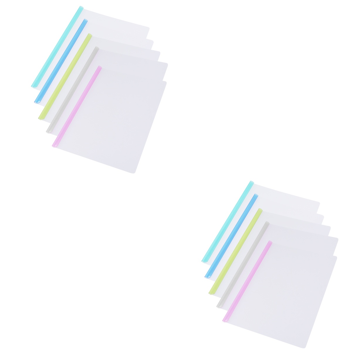 2 PCS Sliding Bar Holder A4 Paper Suspension Clips Dividers - Walmart.com