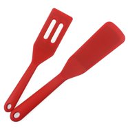 2 packs Small & Large Slotted Silicone Turner Heat Resistant Kitchen ...
