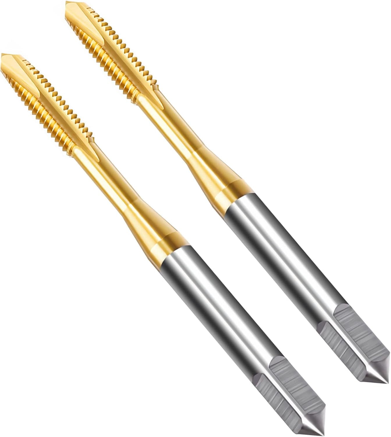 2 PCS Spiral Point Plug Threading Tap M6 x 0.75 Thread, Ground Threads ...