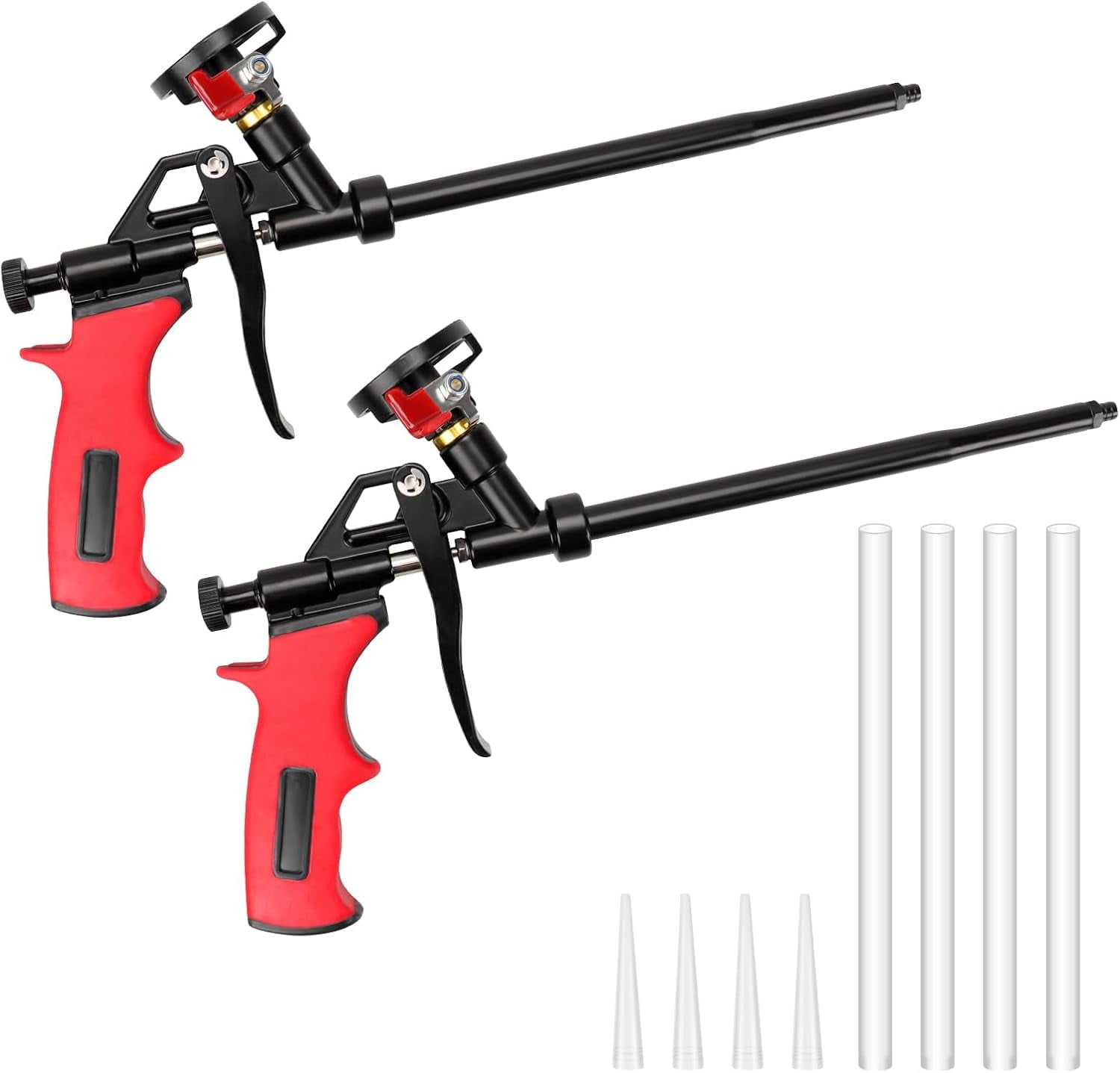 2 PCS Spray Foam Gun, Pu Expanding Foaming Gun (2 Insulation Guns + 6 ...