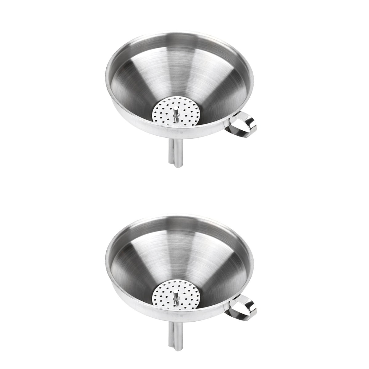 SWETRACE Food Preparation Funnel Stainless Steel Silver 2Set - Walmart.com