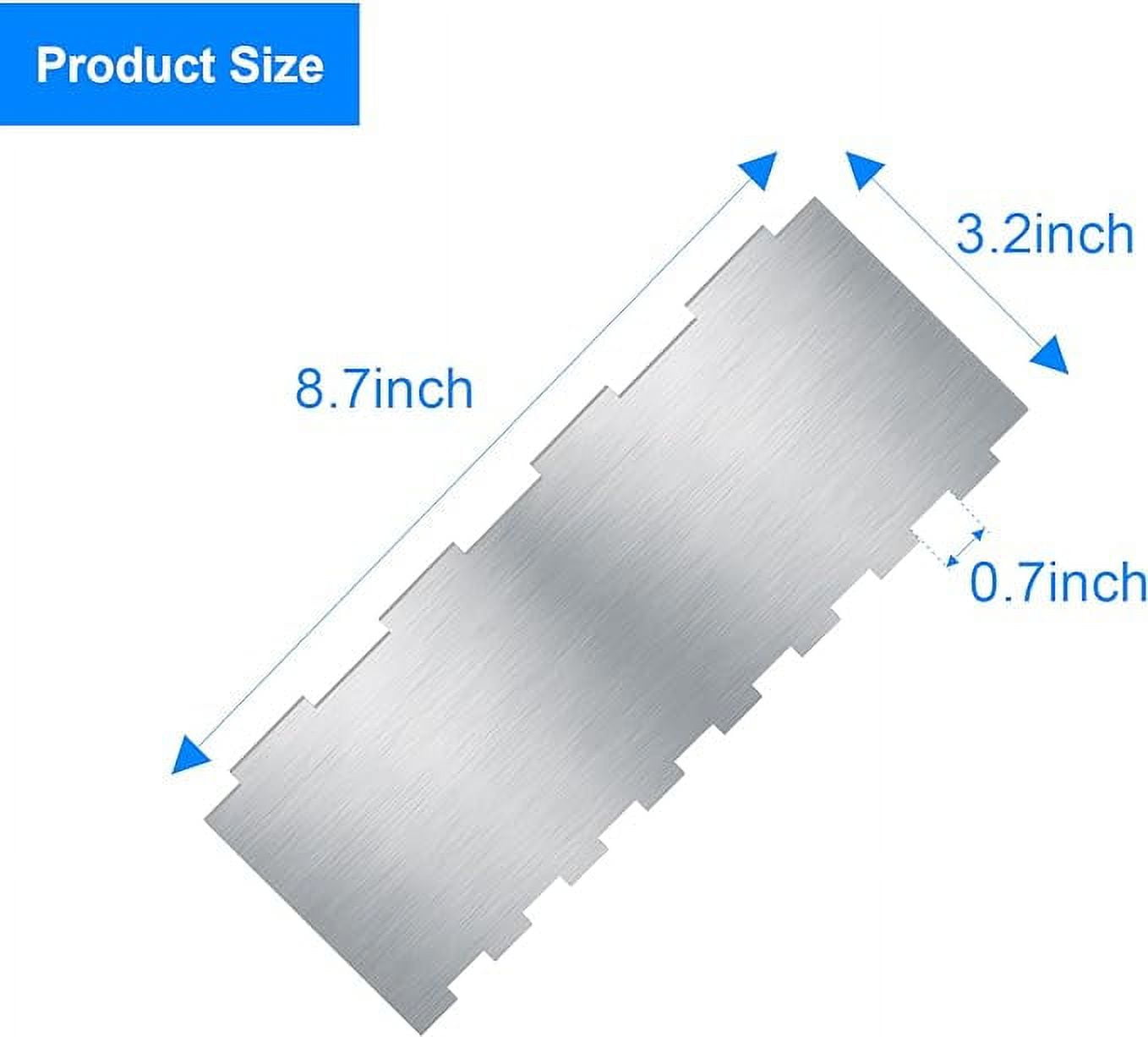 2 PCS Stainless Steel Cake Scraper, Cake Scraper Edge Cake Edge ...