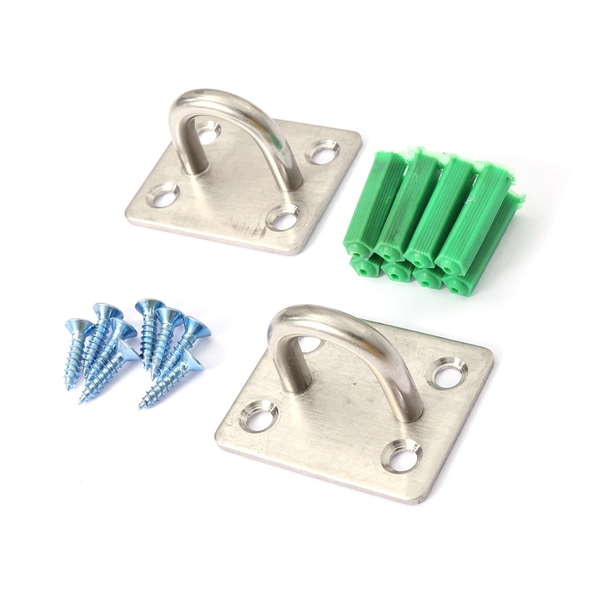 2 PCS Stainless Steel U Shaped Ceiling Hooks with Accessories - Size ...